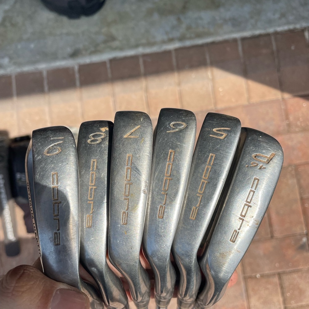 Golf Clubs Cobra Gravity Back 6 Pc Iron Set In Right … - Gem